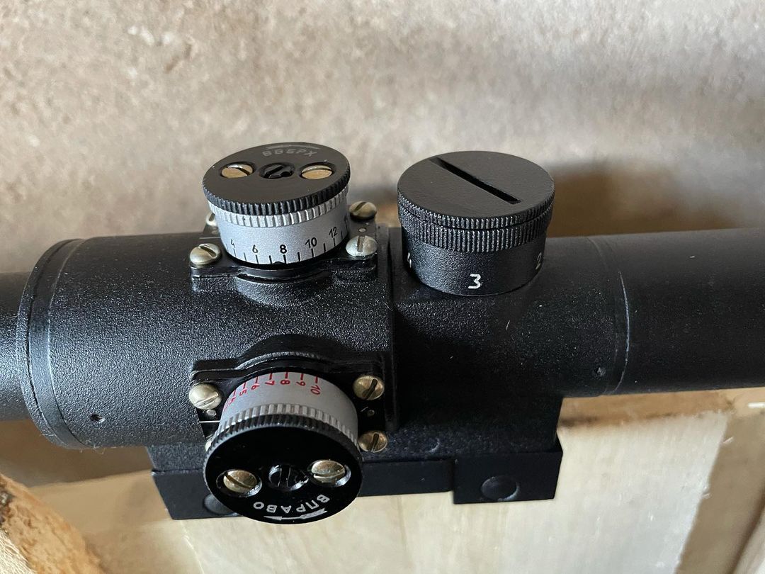 POSP 4X24 W SCOPE 400m RF WEAVER MOUNT BelOMO buy now Russian sight